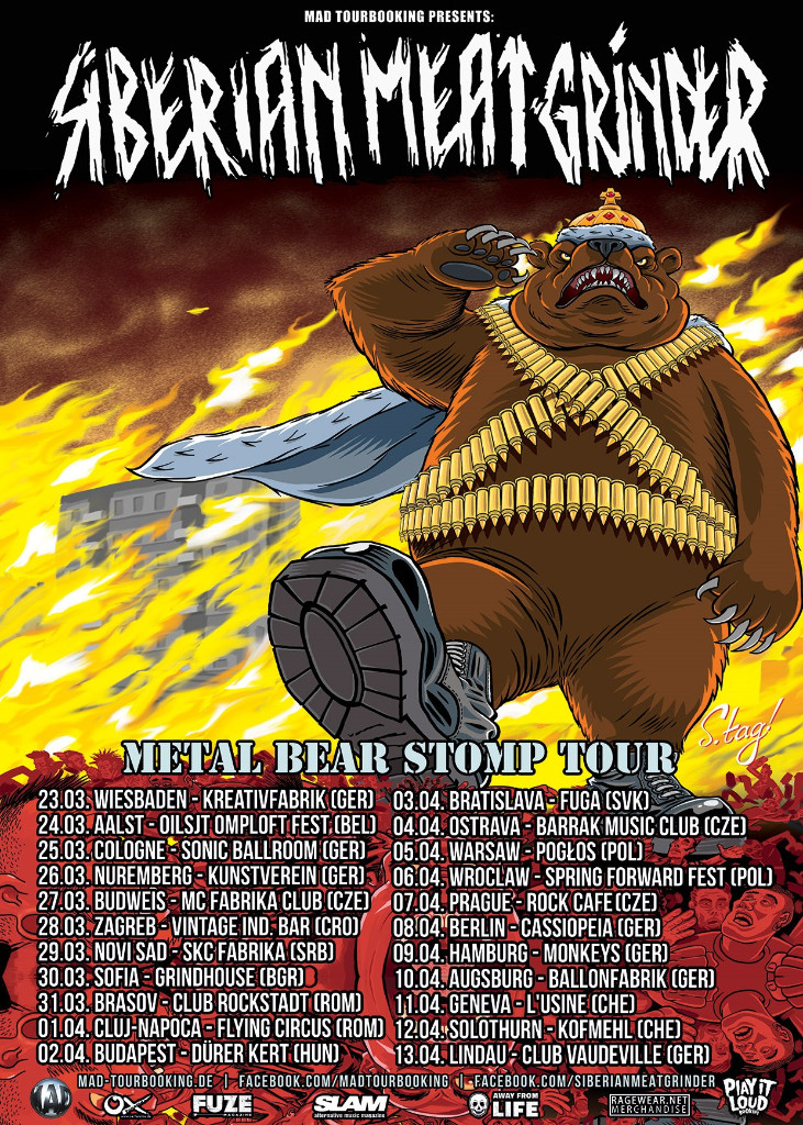 SIBERIAN MEAT GRINDER - "Metal Bear Stomp" - METALGLORY Magazine