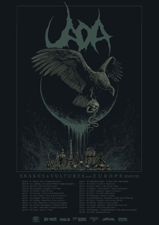 UADA auf Tour 2018 - METALGLORY Magazine