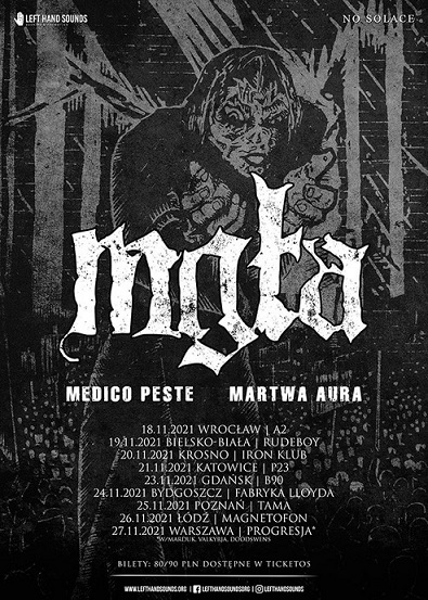 News: MGLA with Medico Peste & Martwa Aura on Tour in Poland 2021 ...